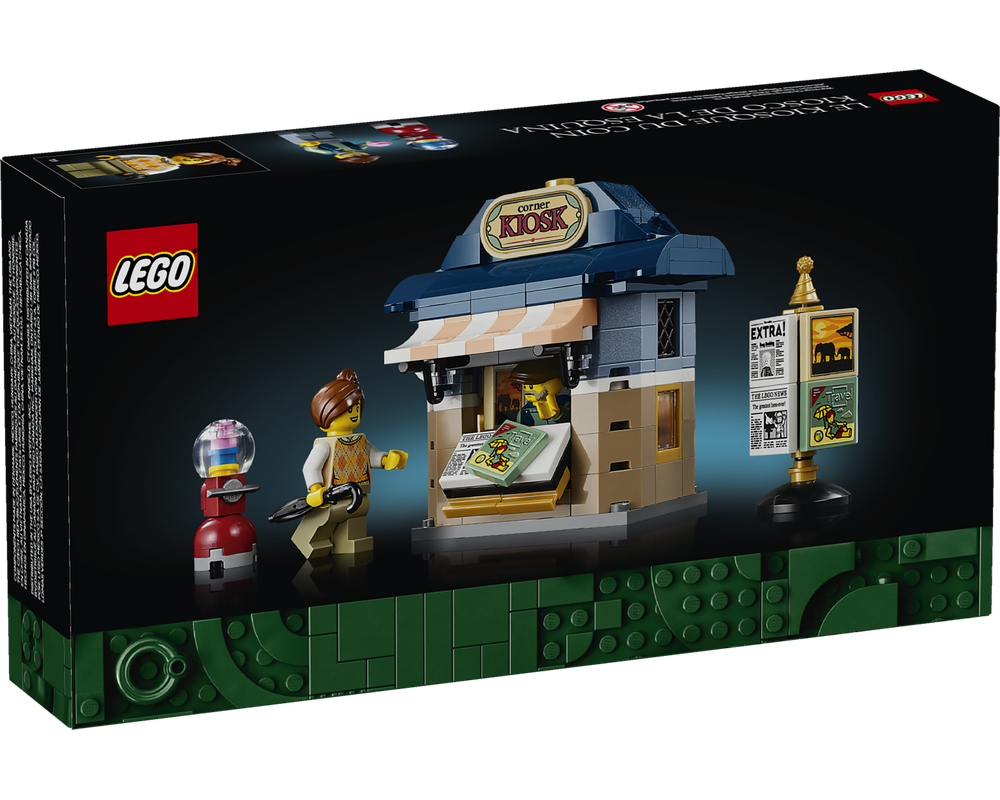 LEGO Set 40757-1 Corner Kiosk (2025 Icons) | Rebrickable - Build with LEGO