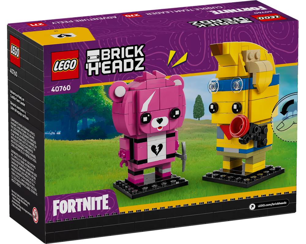 LEGO Set 40760-1 Adventure Peely & Cuddle Team Leader (2025 Brickheadz ...