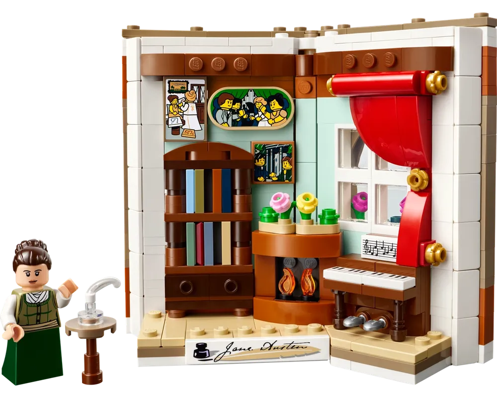 LEGO Set 40766-1 Tribute to Jane Austen's Books (2025 Promotional) | Rebrickable - Build with LEGO
