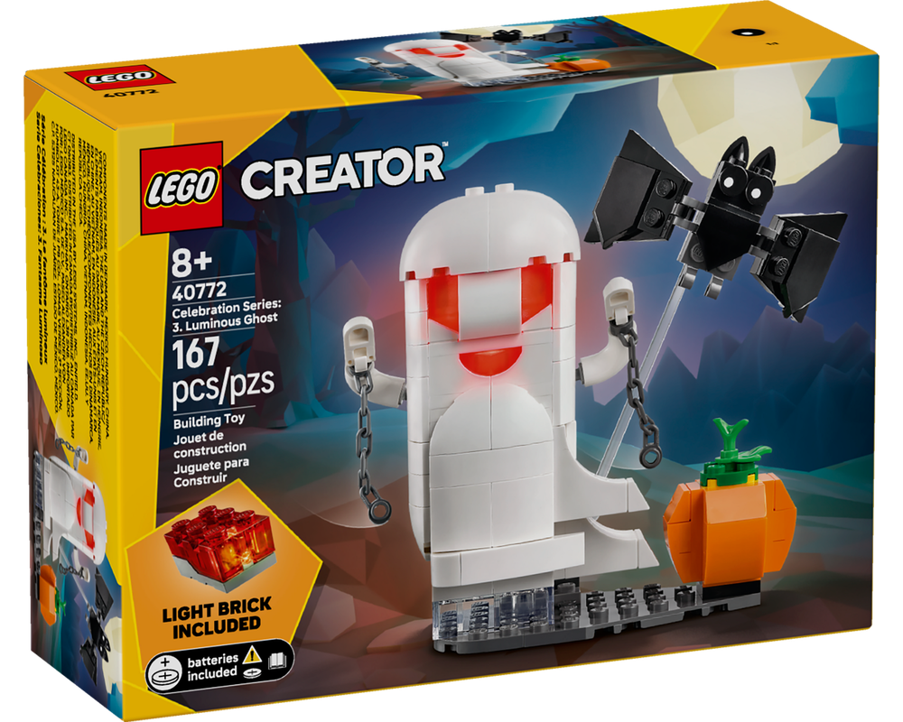 LEGO Set 40772-1 Celebration Series: Luminous Ghost (2025 Seasonal ...
