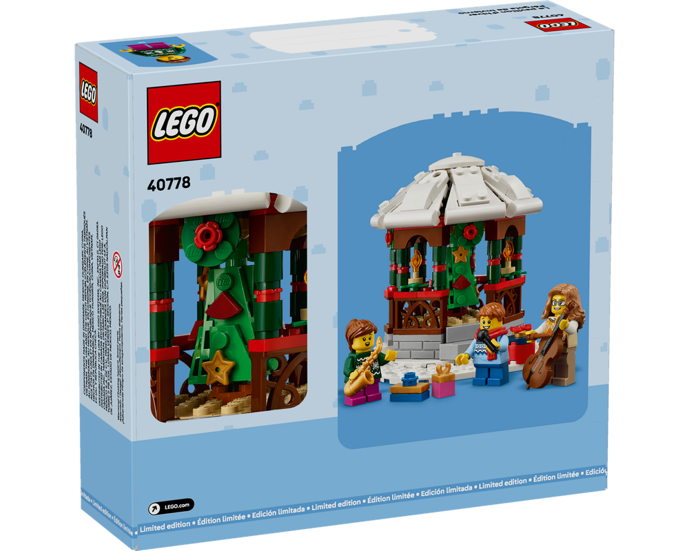 LEGO Set 40778-1 Winter Gazebo (2025 Seasonal > Christmas ...