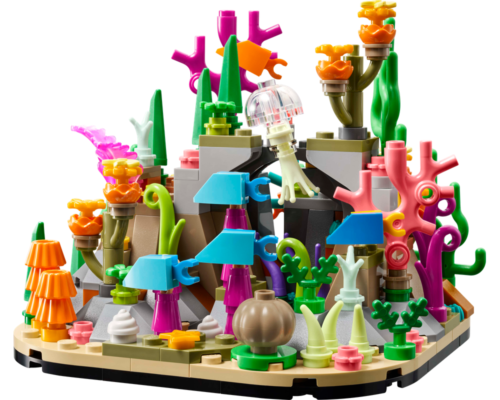 LEGO Set 40783-1 Coral Reef Diorama (2025 Other) | Rebrickable - Build ...