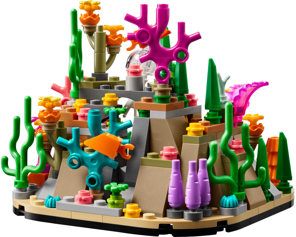 LEGO Set 40783-1 Coral Reef Diorama (2025 Other) | Rebrickable - Build ...