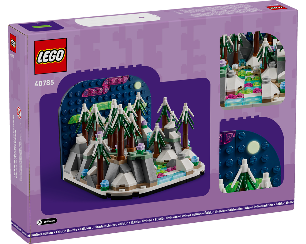 LEGO Set 40785-1 Northern Lights Diorama (2025 Promotional ...