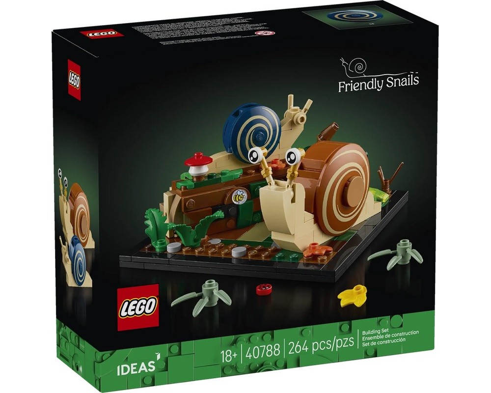 LEGO Set 40788-1 Friendly Snails (2025 LEGO Ideas and CUUSOO ...