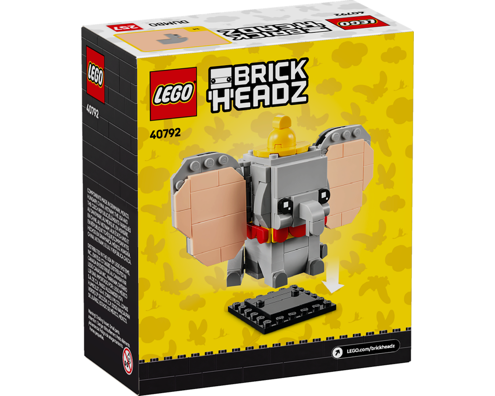 LEGO Set 40792-1 Dumbo (2025 Brickheadz) | Rebrickable - Build with LEGO