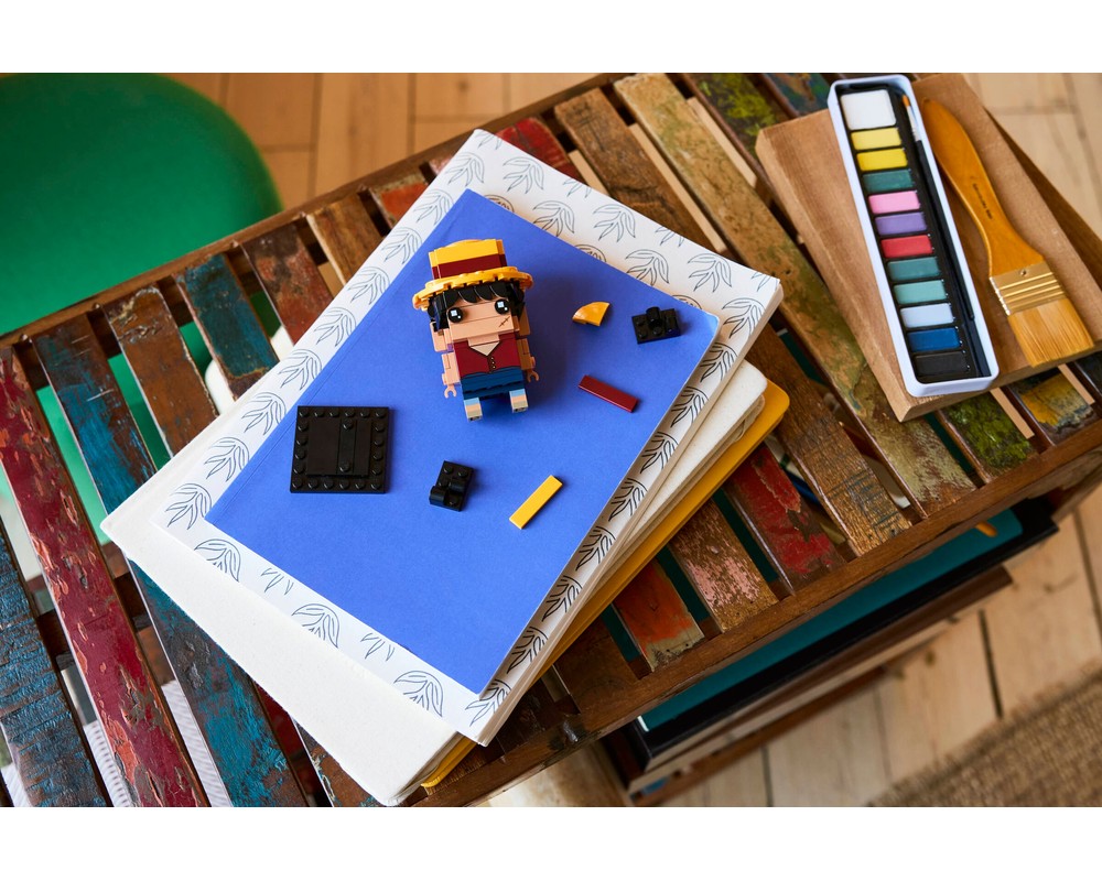 LEGO Set 40799-1 Monkey D. Luffy Figure (2025 Brickheadz) | Rebrickable ...