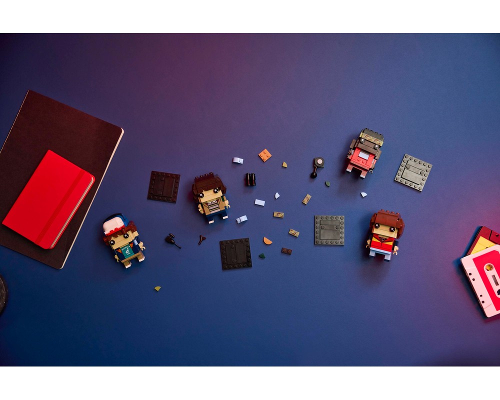 LEGO Set 40801-1 Mike, Dustin, Lucas and Will Figures (2025 Brickheadz ...