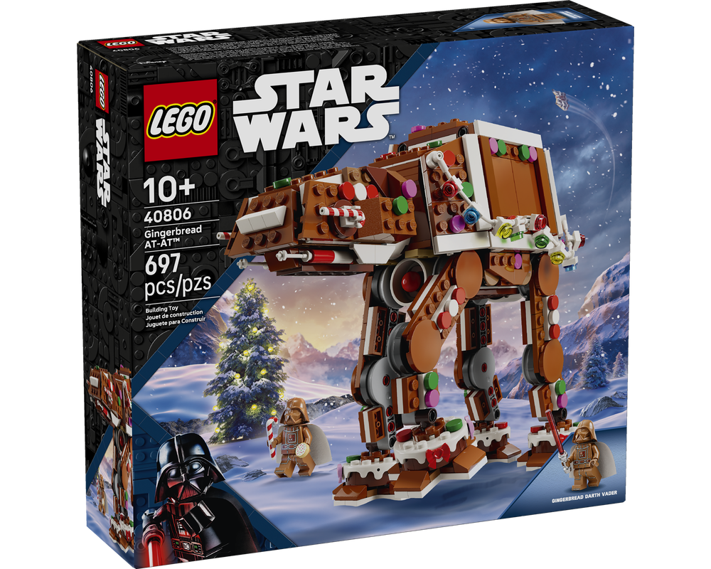 LEGO Set 40806-1 Gingerbread AT-AT Walker (2025 Star Wars ...