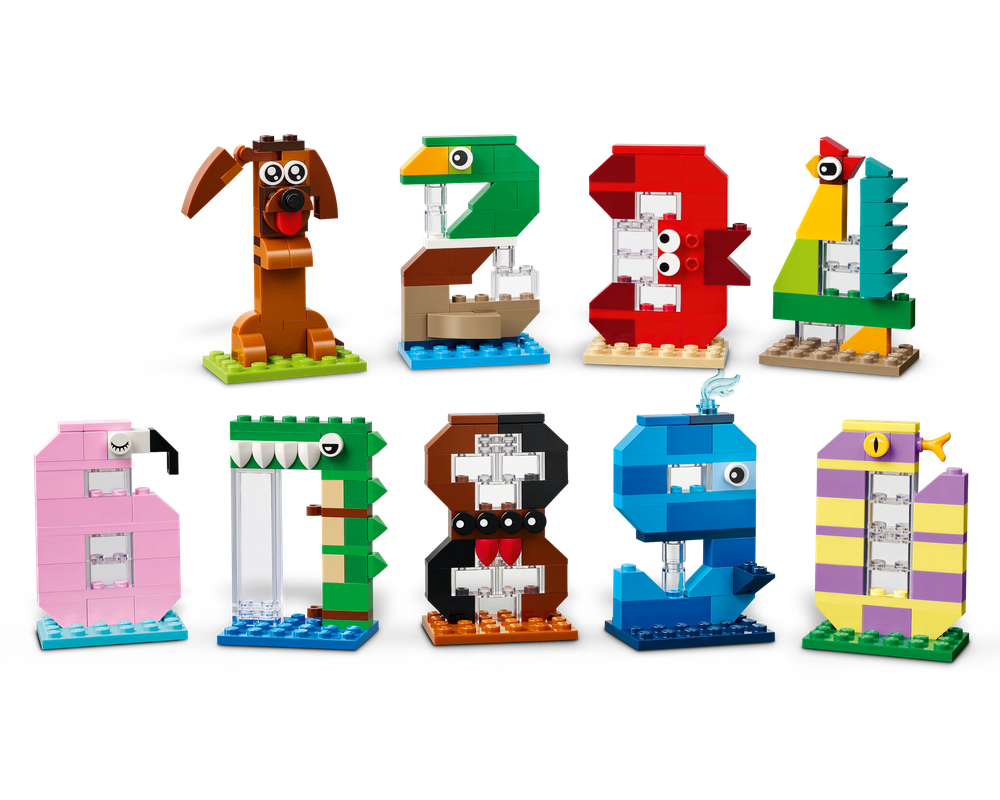 LEGO Set 40807-1 Birthday Numbers (2025 Seasonal) | Rebrickable - Build ...