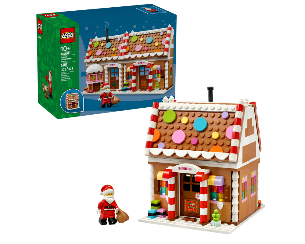 LEGO Set 40809-1 Festive Gingerbread House (2025 Seasonal > Christmas ...
