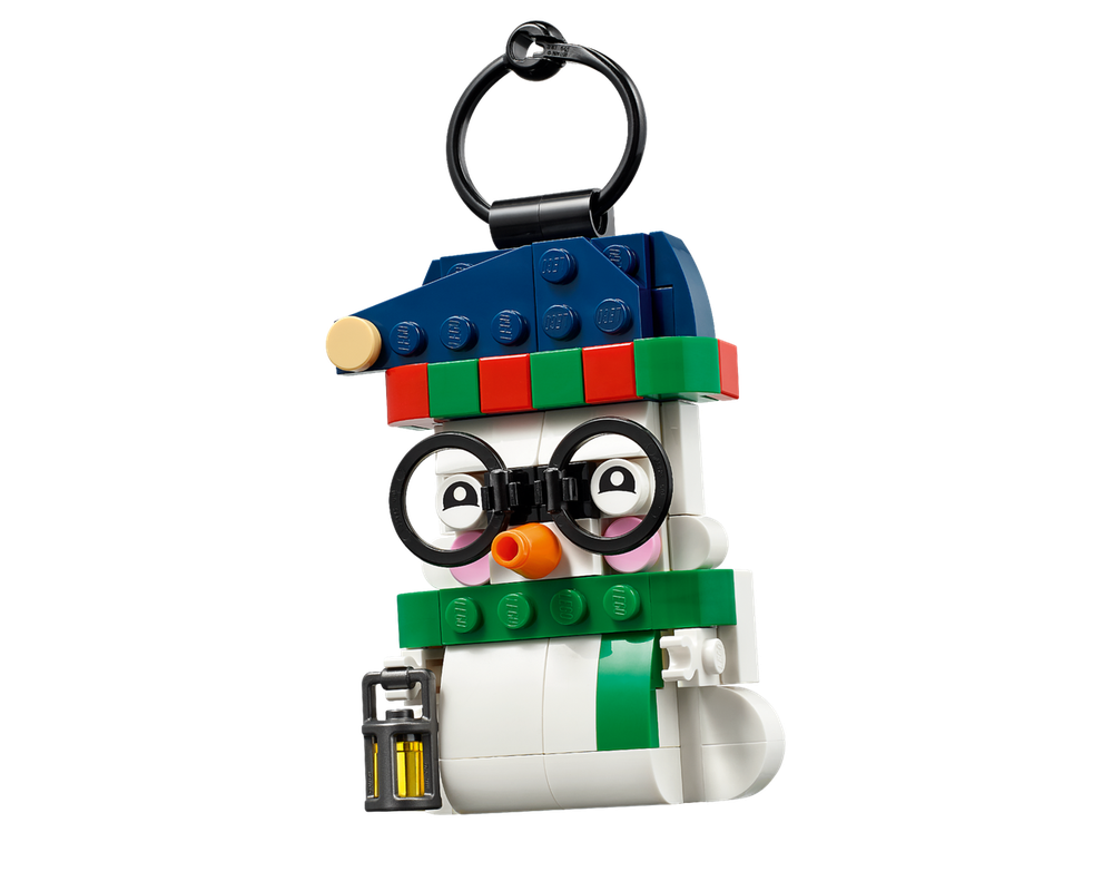 LEGO Set 40812-1-s2 Snowman Ornament, Dark Blue Hat (2025 Seasonal ...