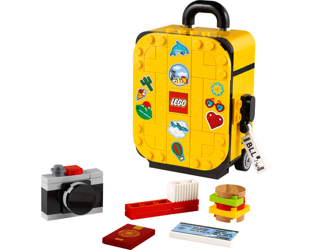 LEGO Set 40817-1 Yellow Travel Suitcase (2025 Other) | Rebrickable ...