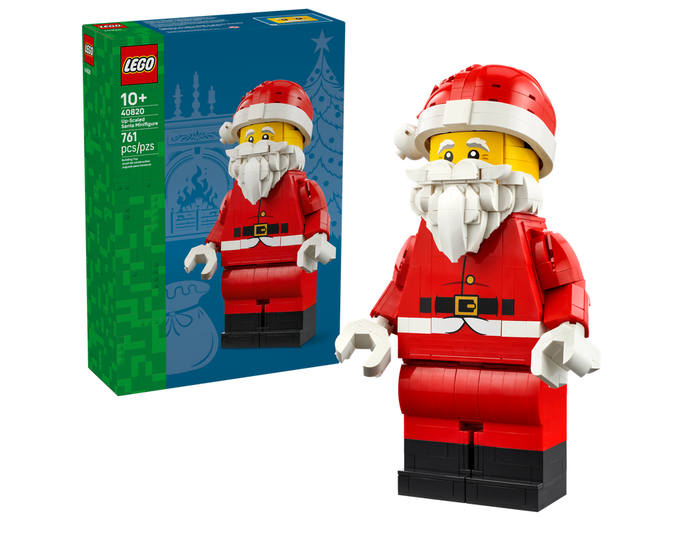 LEGO Set 40820-1 Up-Scaled Santa Minifigure (2025 Seasonal > Christmas ...