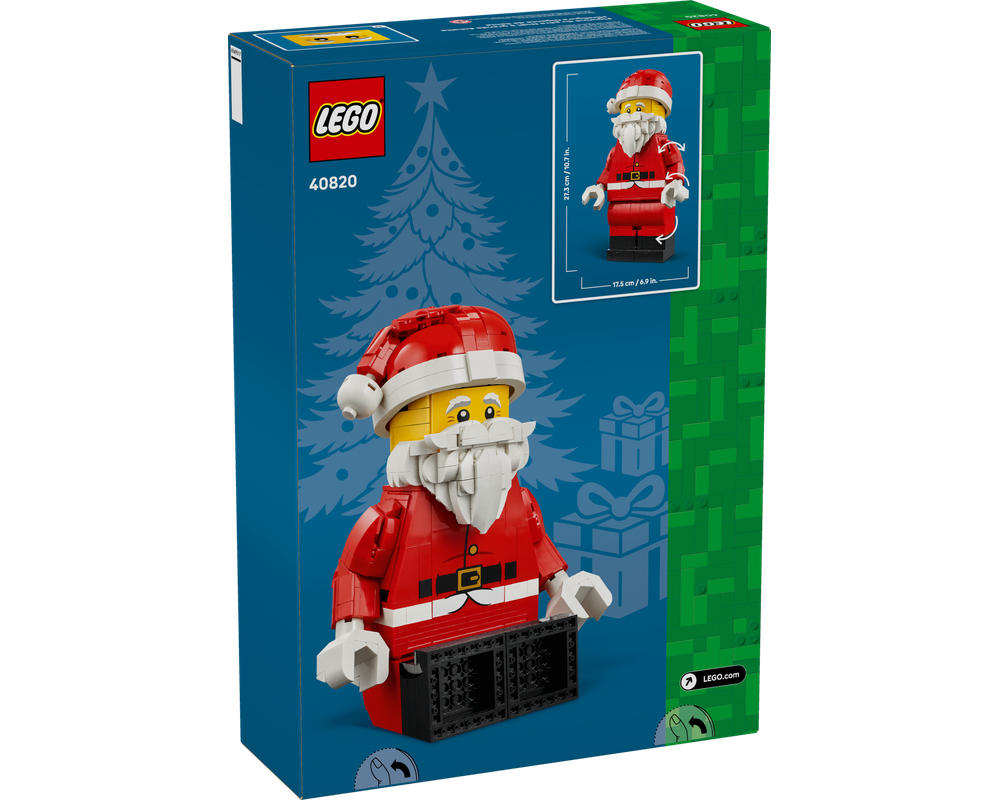 LEGO Set 40820-1 Up-Scaled Santa Minifigure (2025 Seasonal > Christmas ...