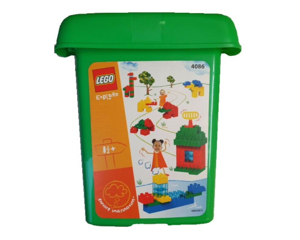 LEGO Set 4086-1 Large Bucket (Explore) (2002 Duplo > Basic Set ...