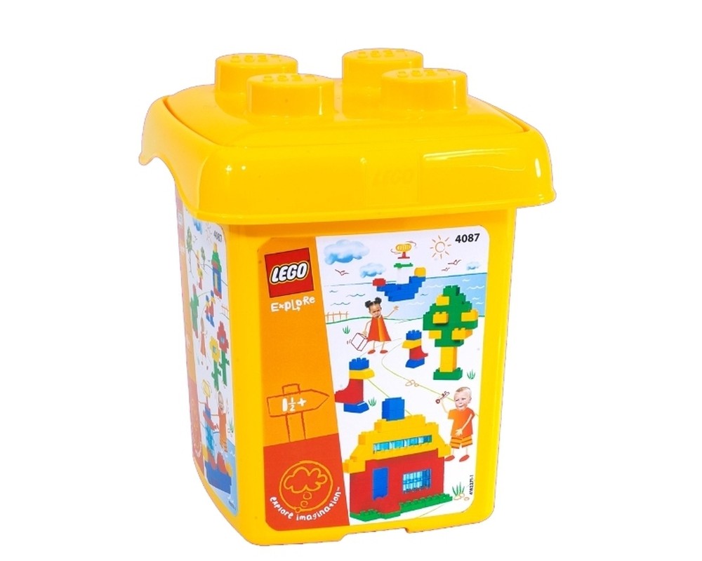 LEGO Set 4087-1 Basic Flexible Bucket, Large (Explore) (2002 Duplo ...