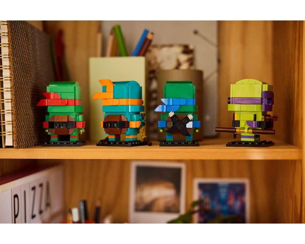 LEGO Set 40878-1 Teenage Mutant Ninja Turtles Figures (2026 Brickheadz ...