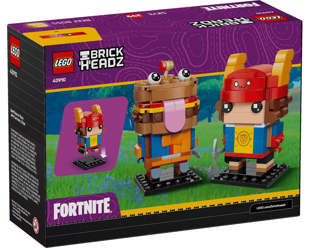 LEGO Set 40910-1 Beef Boss & Skye Figures (2026 Brickheadz ...