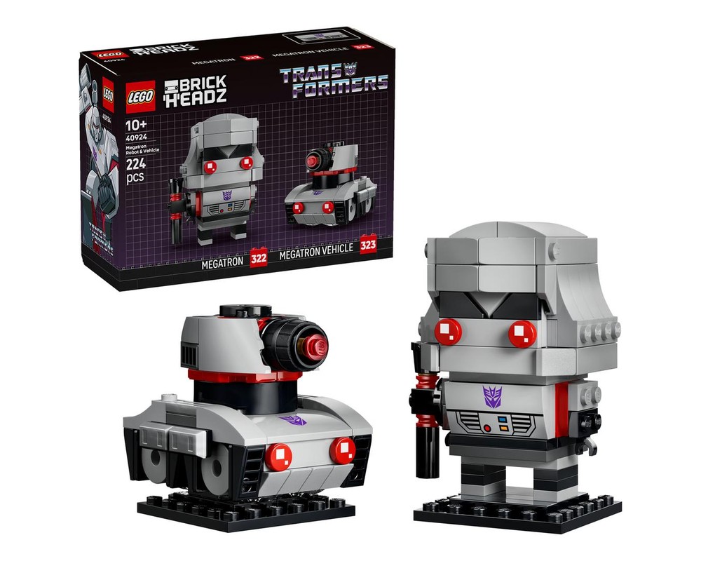 LEGO Set 40924-1 Megatron Robot & Vehicle (2026 Brickheadz ...
