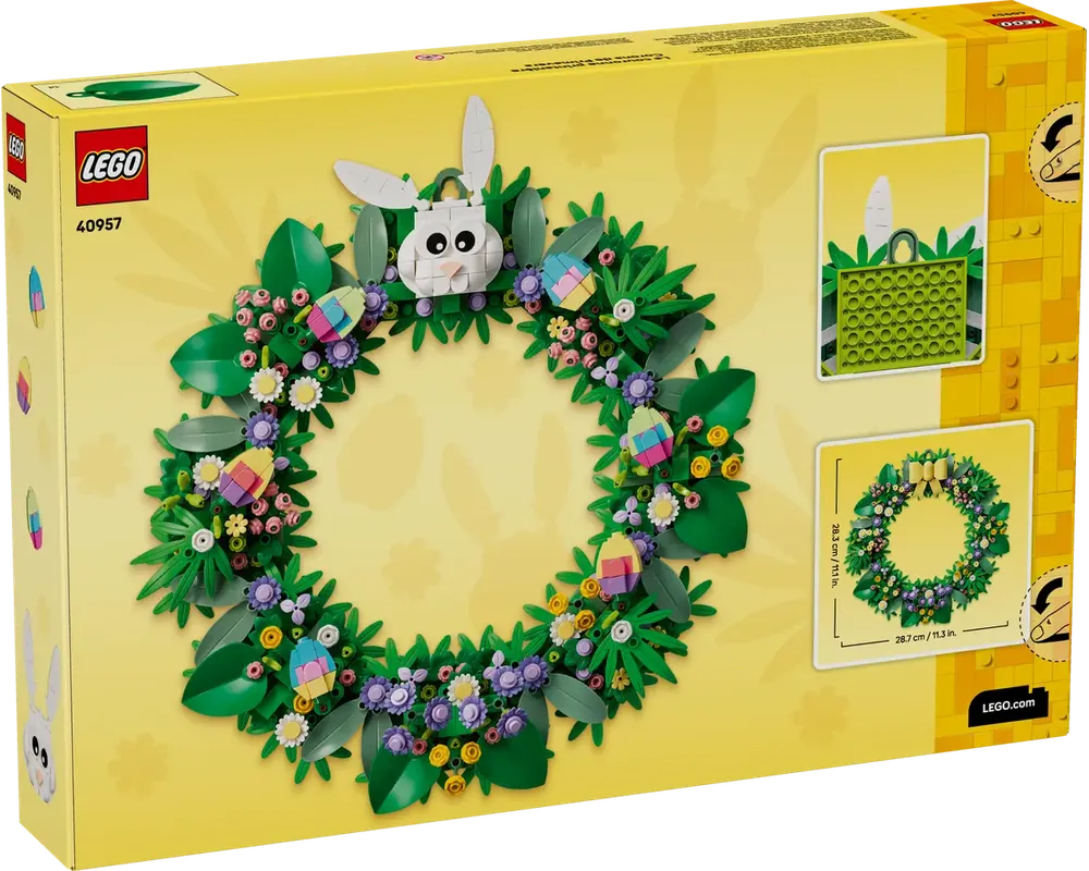 LEGO Set 40957-1 Spring Wreath (2026 Seasonal > Easter) | Rebrickable ...