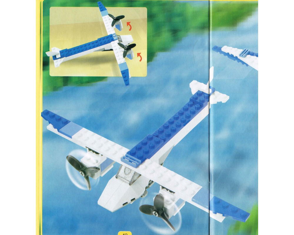 LEGO Set 4098-1-b11 Plane 4 (2003 Designer Sets) | Rebrickable - Build ...