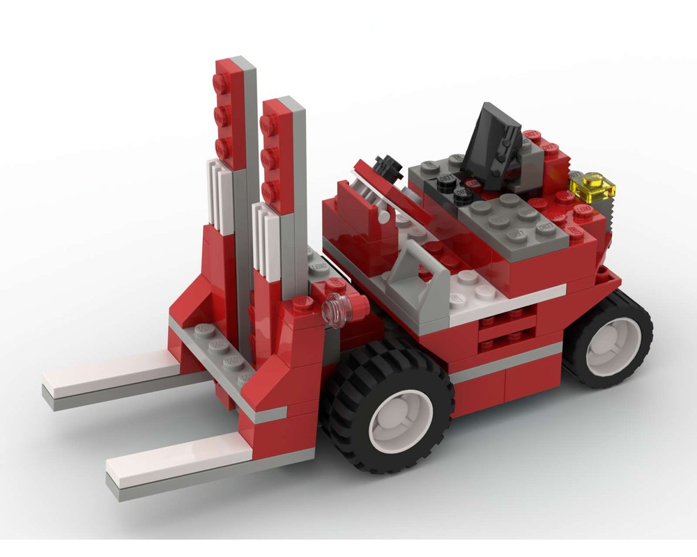 LEGO Set 4100-1-b13 Forklift (2003 Designer Sets) | Rebrickable - Build ...