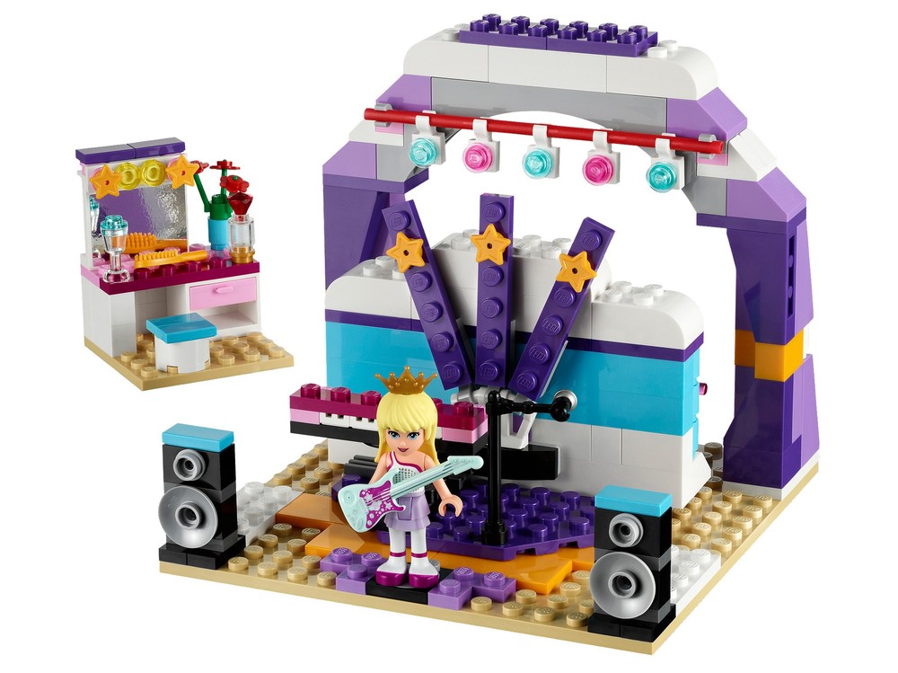 LEGO Set 41004-1 Rehearsal Stage (2013 Friends) | Rebrickable - Build ...