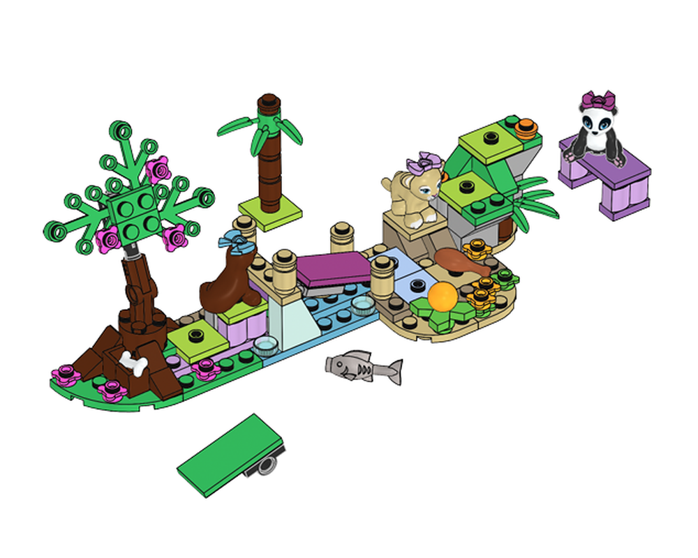 LEGO Set 41047-1-b2 Animals Series 6 - Combined Model (2014 Friends ...