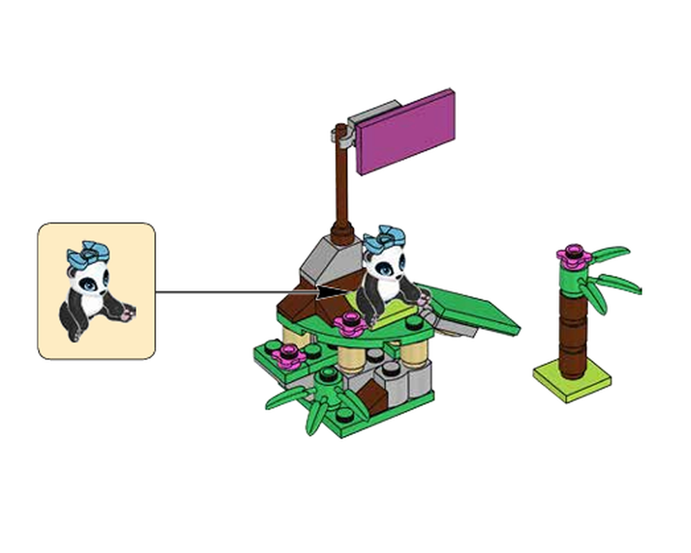 LEGO Set 41049-1-b1 B-Model (2014 Friends) | Rebrickable - Build with LEGO