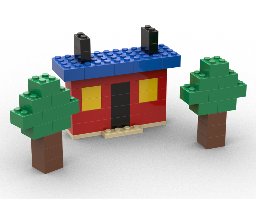 LEGO Set 4107-1-c10 House & Tree (2002 Creator > Early Creator ...
