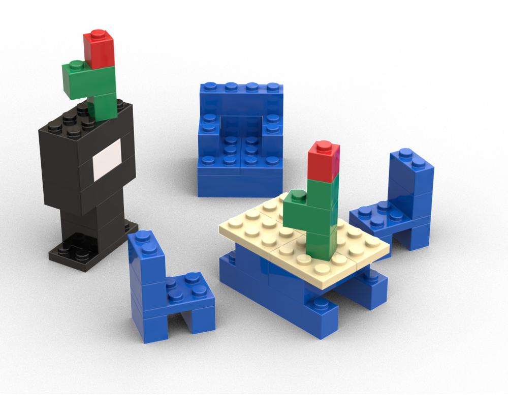 LEGO Set 4107-1-c18 Living Room Inventory (2002 Creator > Early Creator ...