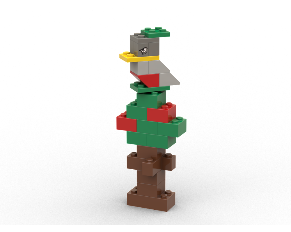 LEGO Set 4107-1-c53 Bird on Tree (2002 Creator > Early Creator ...