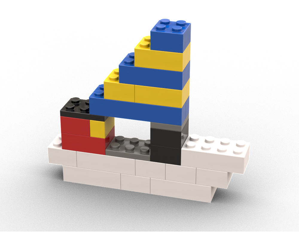 LEGO Set 4107-1-c61 Sailboat (2002 Creator > Early Creator ...