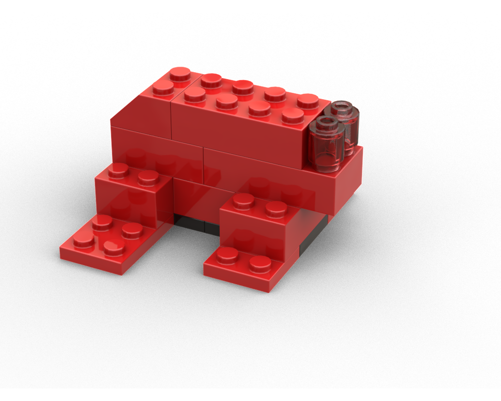 LEGO Set 4107-1-c73 Red Frog (2002 Creator > Early Creator ...