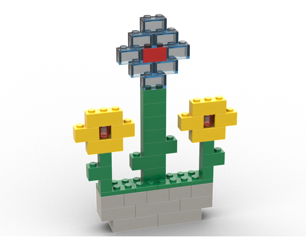 LEGO Set 4107-1-c8 Flowerpot (2002 Creator > Early Creator ...