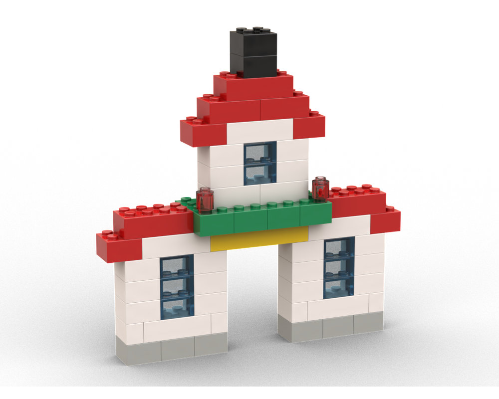 LEGO Set 4107-1-c80 Train station (2002 Creator > Early Creator ...