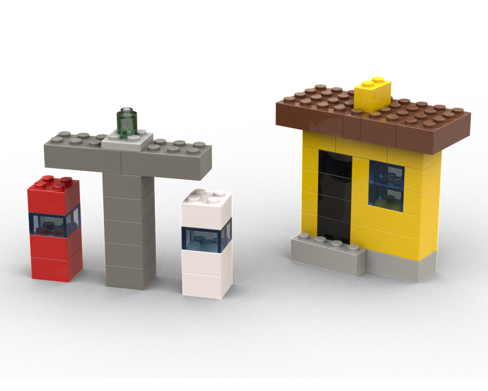 LEGO Set 4107-1-c9 Gas Station (2002 Creator > Early Creator ...