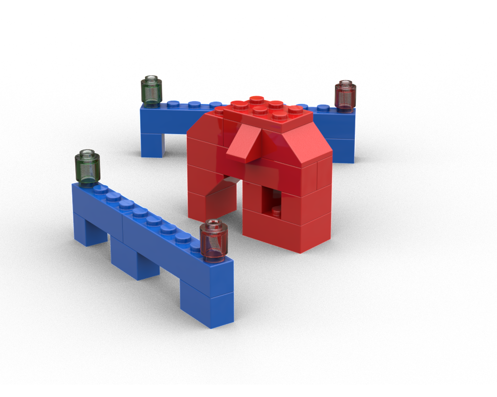 LEGO Set 4107-1-c92 Circus Elephant (2002 Creator > Early Creator ...