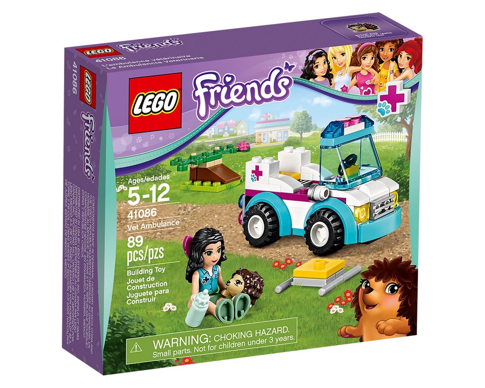 LEGO Set 41086-1 Vet Ambulance (2015 Friends) | Rebrickable - Build ...
