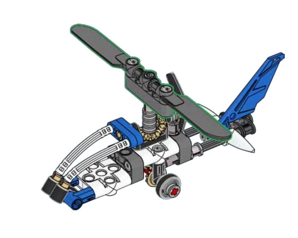LEGO Set 412503-1 Gyrocopter (2025 Technic) | Rebrickable - Build with LEGO