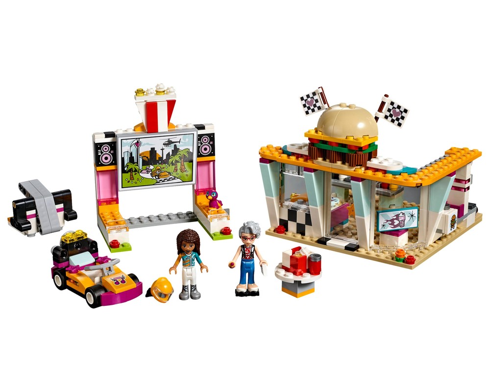 LEGO Set 41349-1 Drifting Diner (2018 Friends) | Rebrickable - Build ...