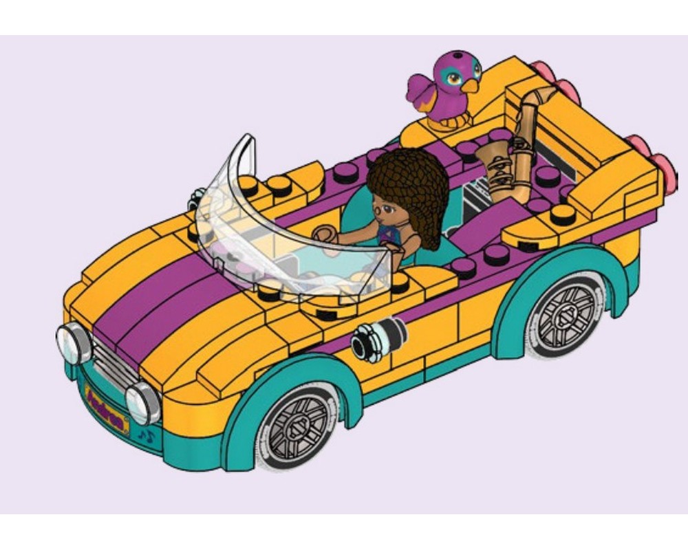 LEGO Set 41390-1-s2 Car (2020 Friends) | Rebrickable - Build with LEGO