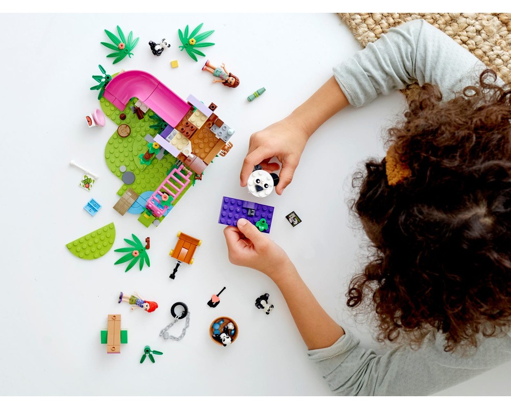 LEGO Set 41422-1 Panda Jungle Tree House (2020 Friends) | Rebrickable ...