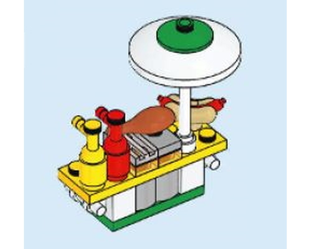 LEGO Set 41455-1-s26 Hot Dog Stand (2018 Unikitty!) | Rebrickable ...