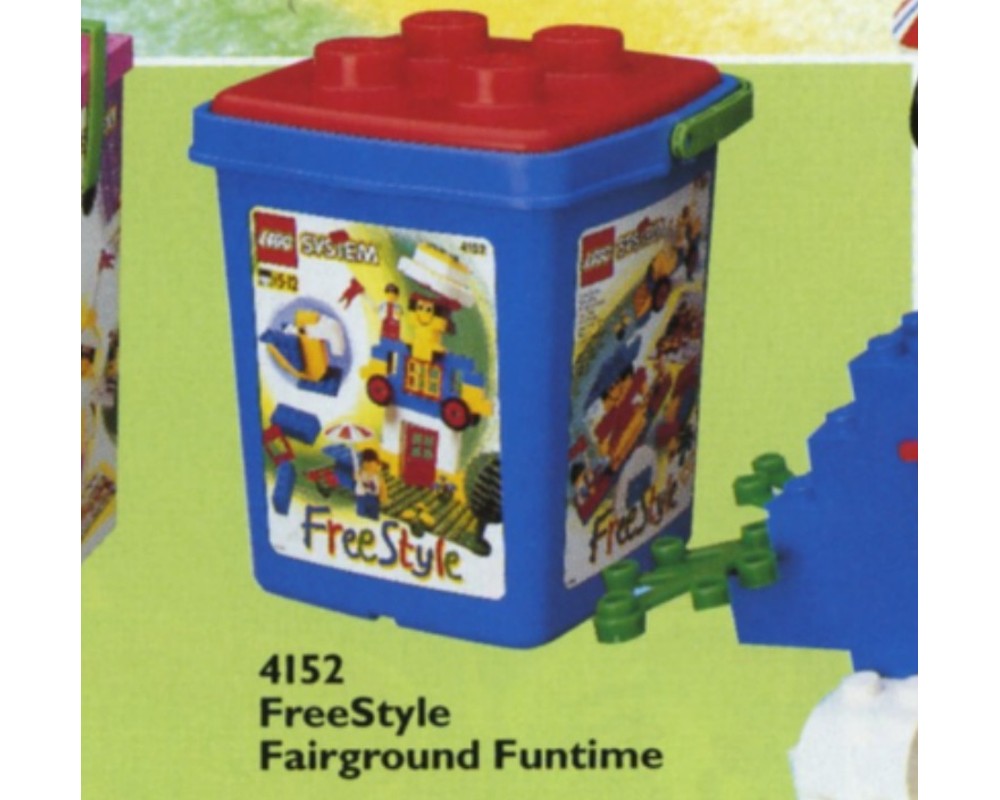 LEGO Set 4152-1 Large Freestyle Bucket (1995 Freestyle) | Rebrickable ...