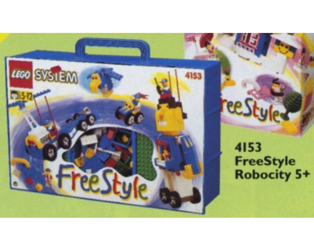 LEGO Set 4153-1 Large Freestyle Playcase (1995 Freestyle) | Rebrickable ...