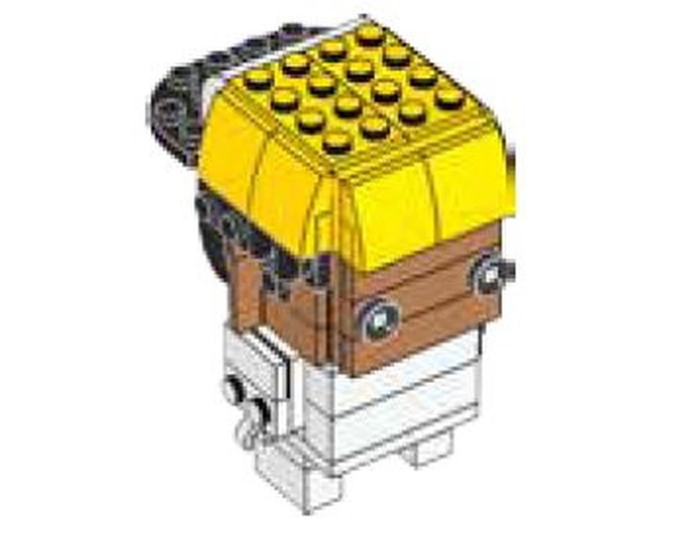 LEGO Set 41597-1-s13-2 Black short hair & Yellow Cap with Medium Skin ...