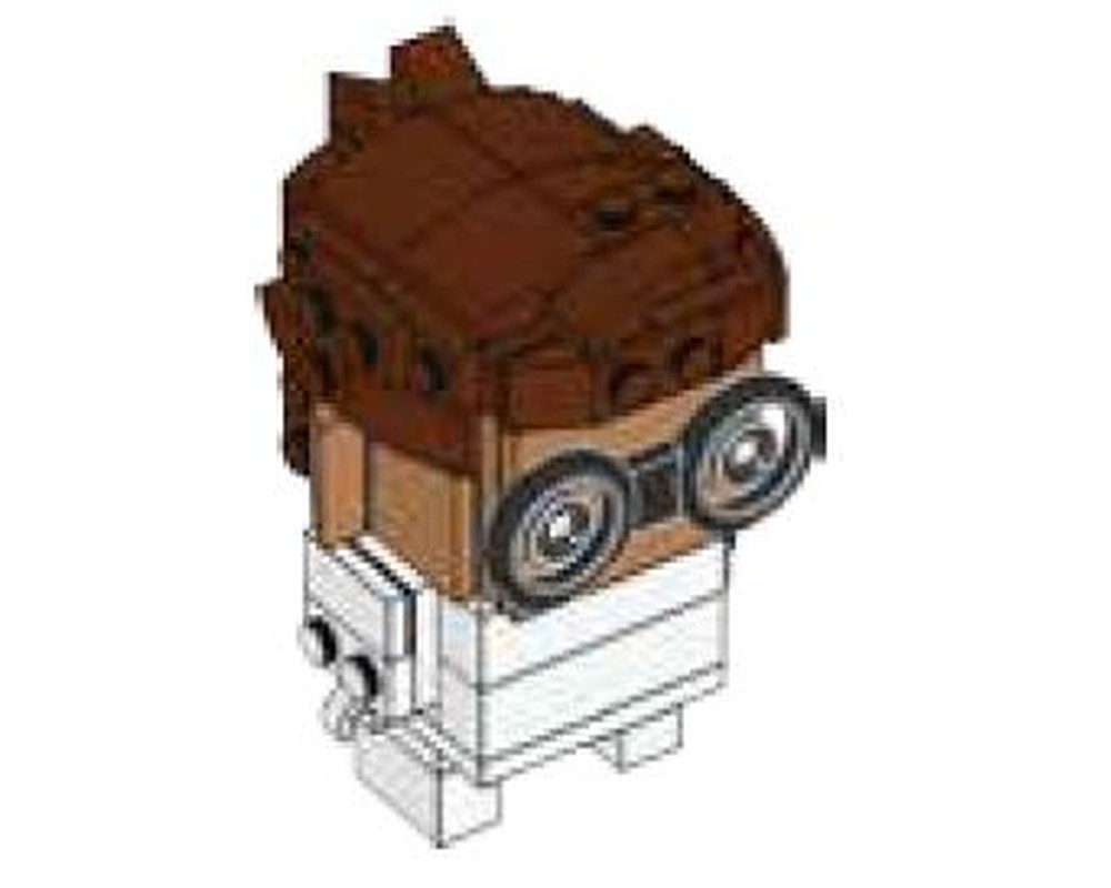 LEGO Set 41597-1-s15-4 Brown Hair & Glasses with Medium Skin (2018 ...