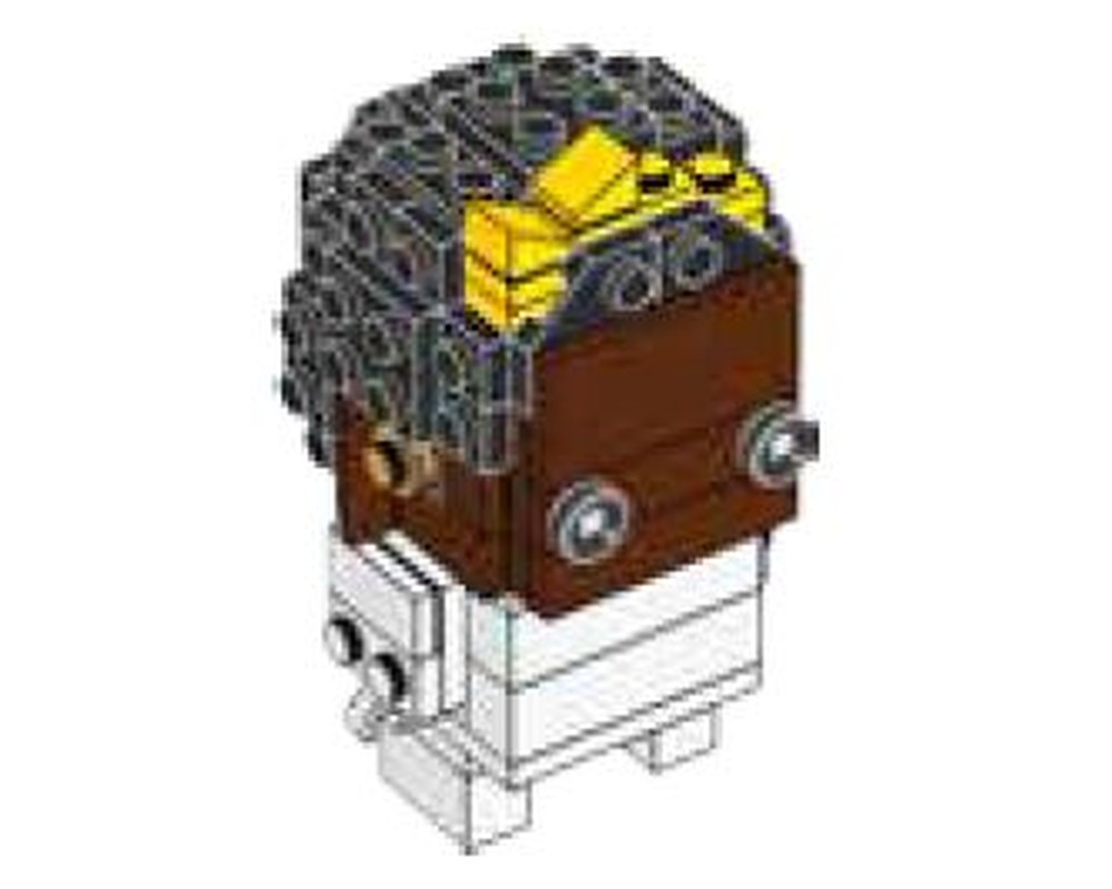 LEGO Set 41597-1-s16-4 Black Hair & Yellow Bow with Dark Skin (2018 ...